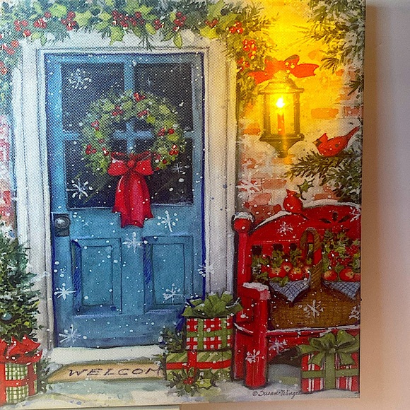 Susan Winget | Holiday | New Susan Winget Lighted Wall Art Called Front ...